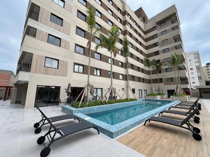 Studio Lindo Novo Com Piscina - Curitiba
