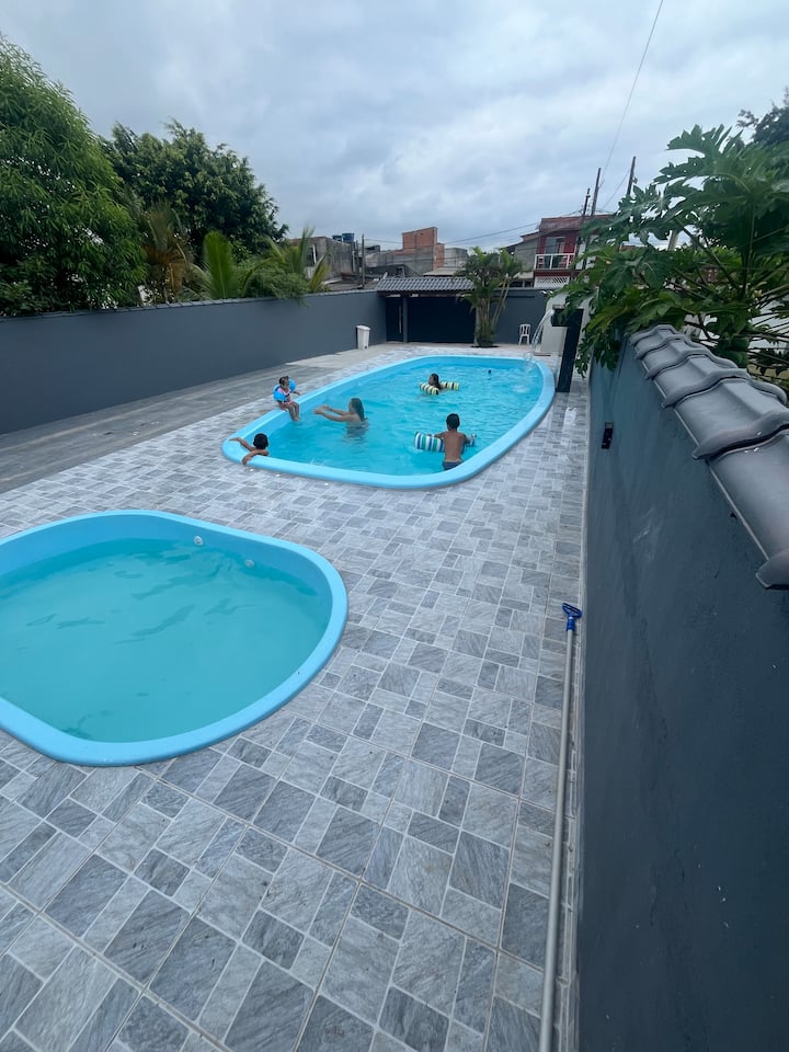 Casa Com Piscina Grande - Bertioga