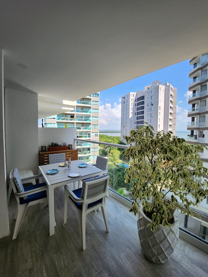 Luxury Apartment With Balcony And Jacuzzi Private - Cartagena