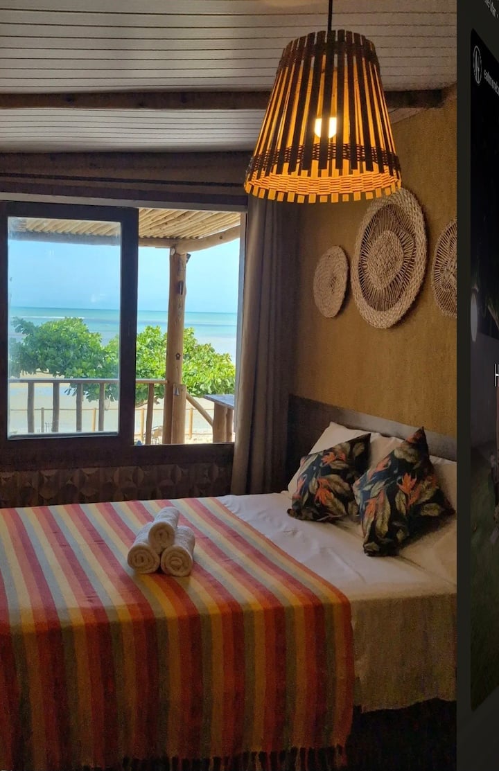 Chalé Japara  - Pé Na Areia - Prado