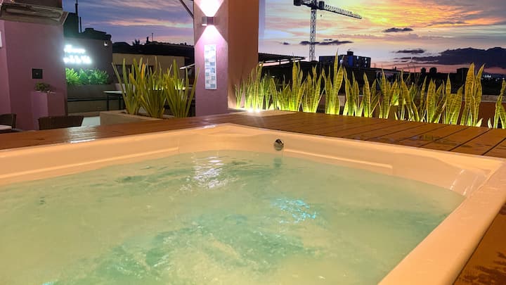 Apt. With Big Desk + Wifi + Balcony | Free Jacuzzi - Bogotà