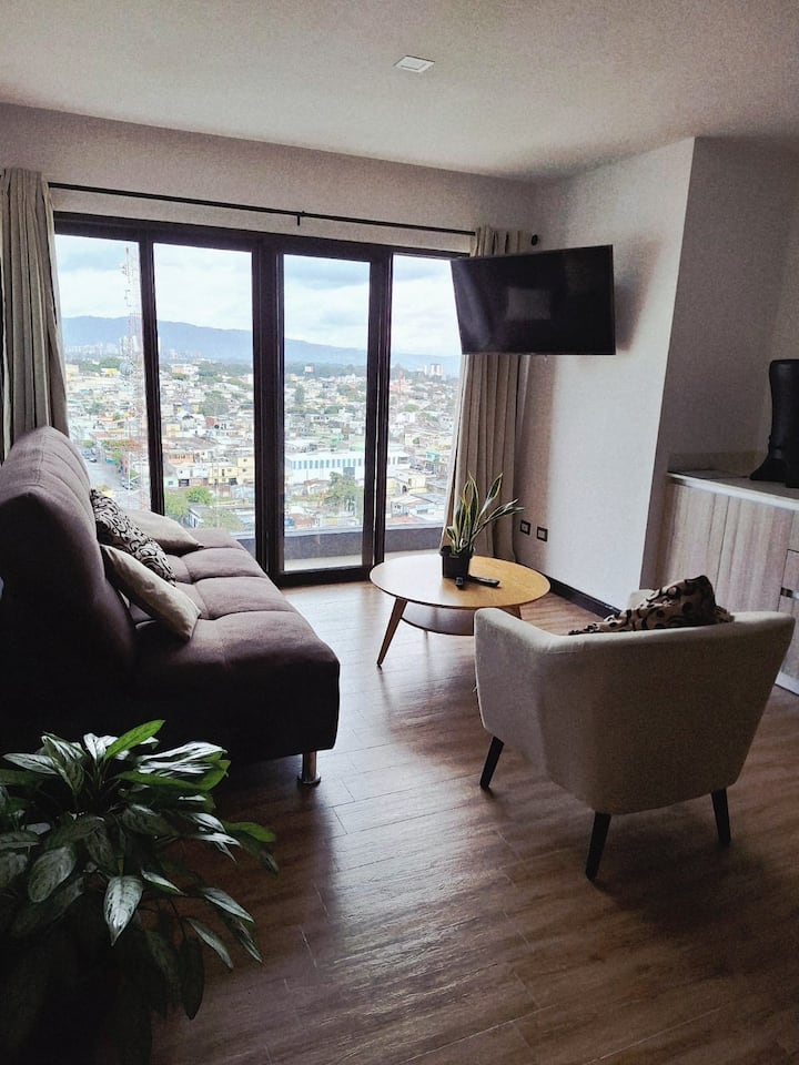 Depa Vista A Ciudad Y Volcanes - Guatemala