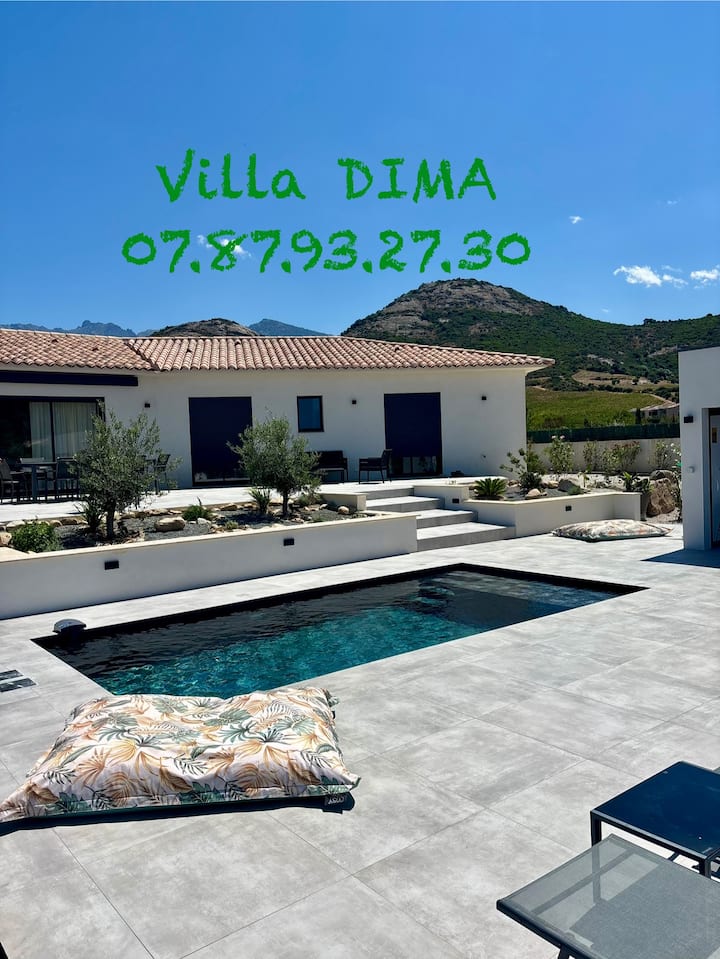 Villa Dima - Piscine Chauffée 5 Minutes Des Plages - Korsika