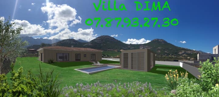 Villa Dima - Piscine - Clim - Barbecue - Terrasse - Calvi