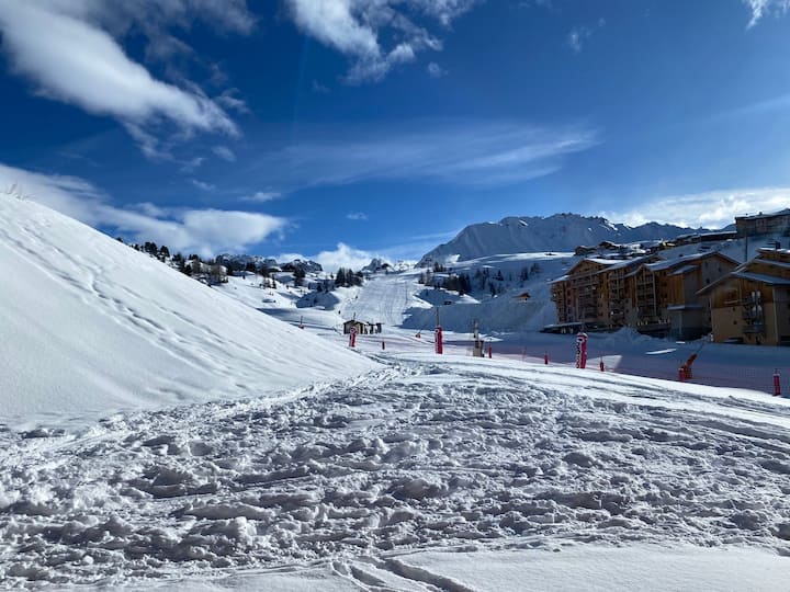 Plagne Soleil - Appartement Au Pied Des Pistes - Lac de Roselend