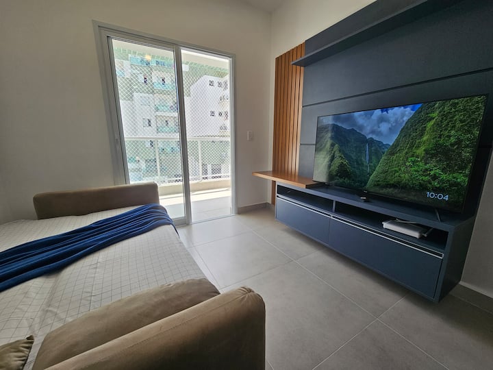 Apê Charmoso-churrasqueira-wi-fi, A 350 Mt Praia - Ubatuba