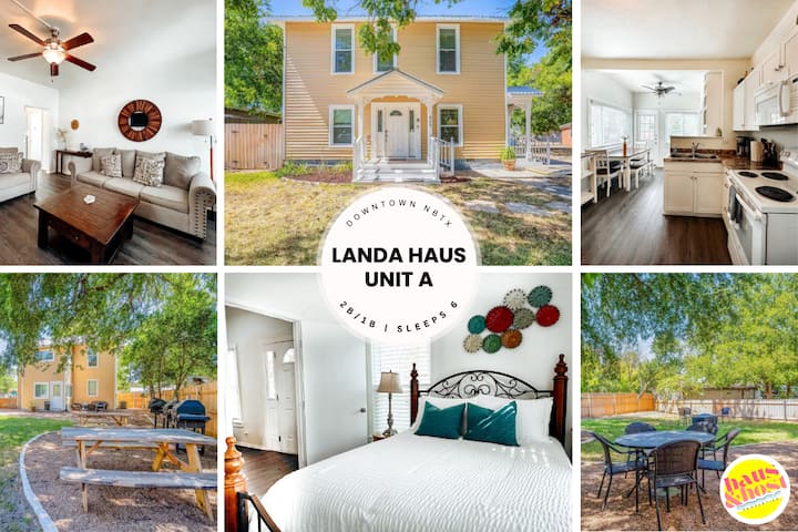 Landa Haus Unit A: 2b/1b- Dtown Nb Walk Everywhere - New Braunfels, TX
