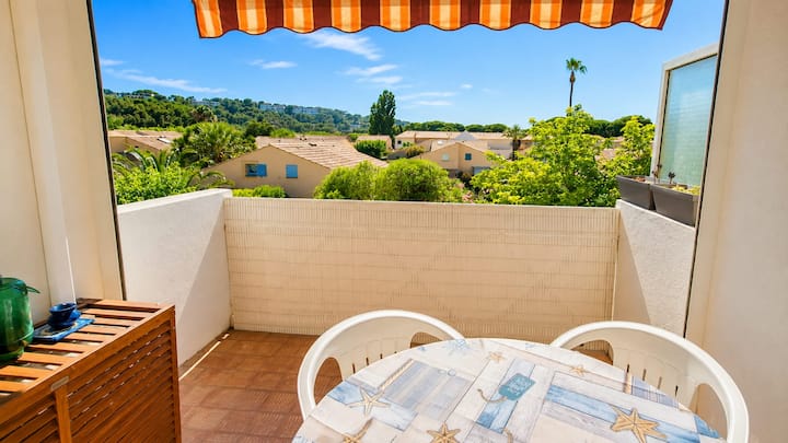 T2 Terrasse Proche Du Grand Jardin Et De La Plage - Île du Levant