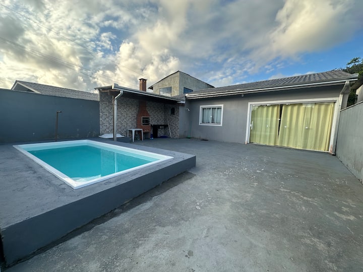 Casa Com Piscina A 200m Da Praia Guaratuba - Guaratuba