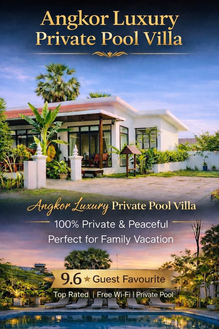 Luxury 4-br Pool Villa With 4 Private Bungalows - Cambodia