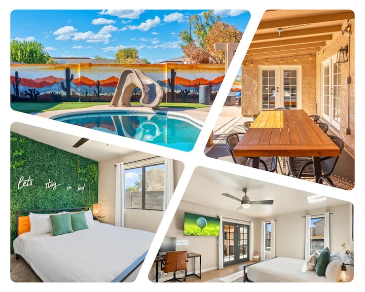 *New* 2 Homes In 1! Casita, Heated Pool, Fire Pit! - Peoria, AZ