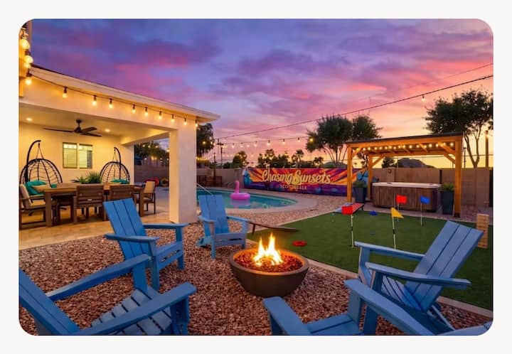 Old Town | Heated Pool | Hot Tub | Fire Pit | 10+ - Scottsdale, AZ