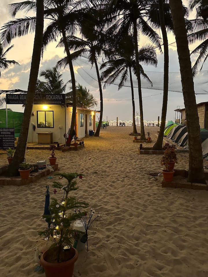 Raaga Beanch Front Tent Gokarna Beach - 02 - Gokarna