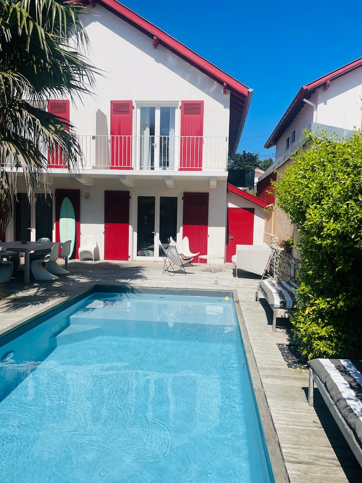 Maison Avec Piscine Au Golf St Charles Biarritz - Biarritz