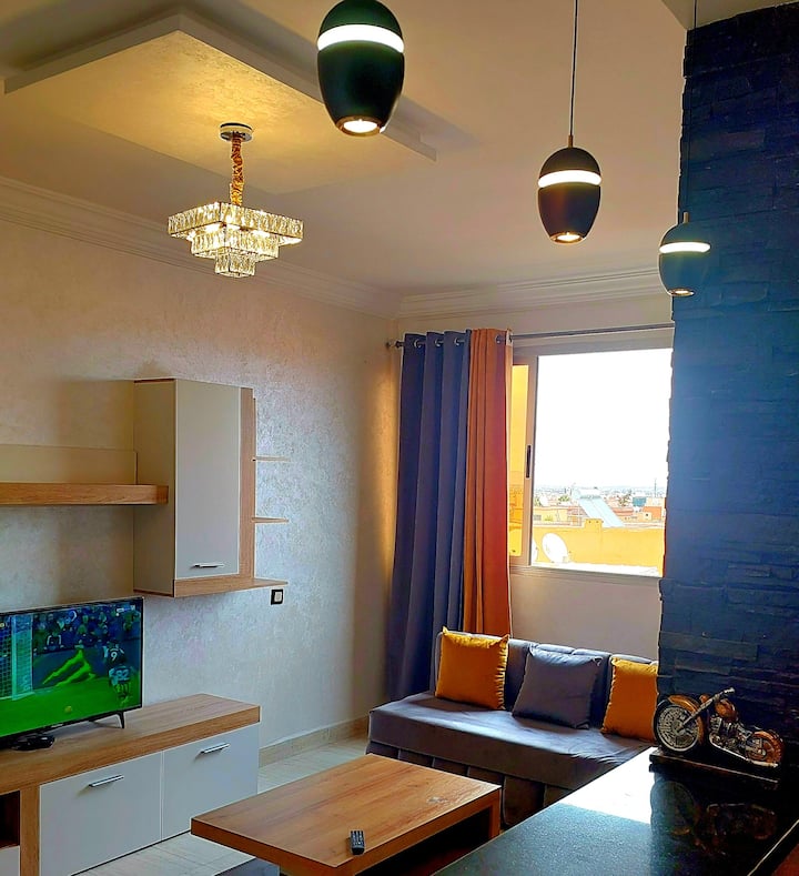 Chic Apartment  Calme à Allal Fassi  Bien Situé - Marrakech