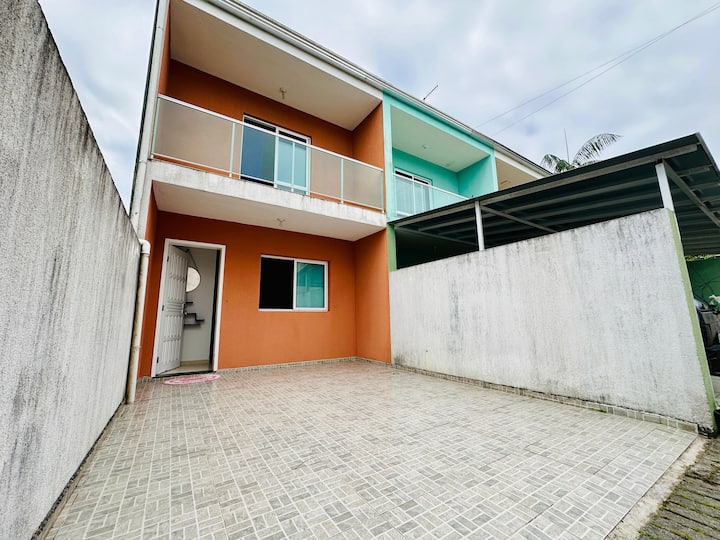 Sobrado Na Praia,com Duas Suítes - Matinhos