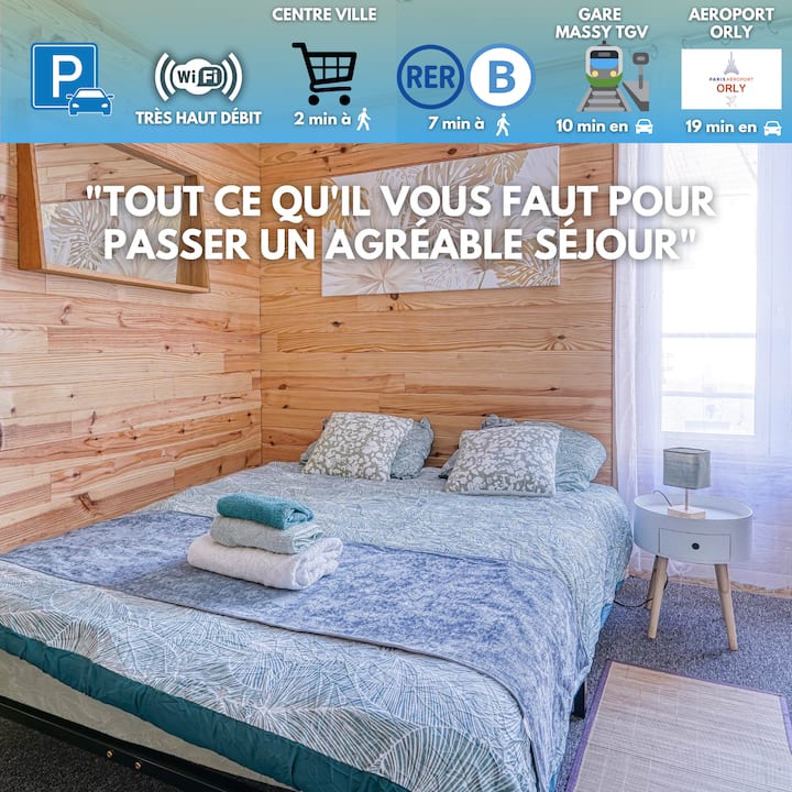 Studio Himalaya – Au Cœur De La Ville. - Palaiseau