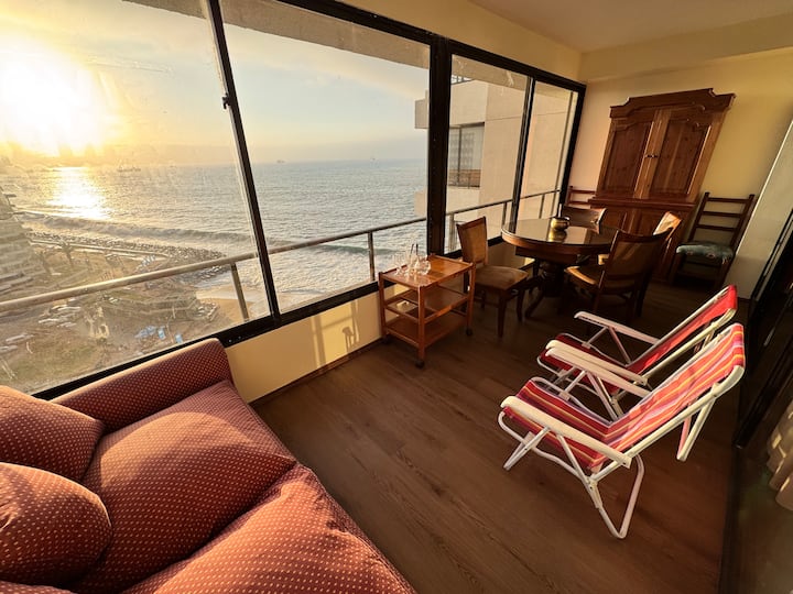 Fabuloso Depto Sobre La Playa - Viña del Mar