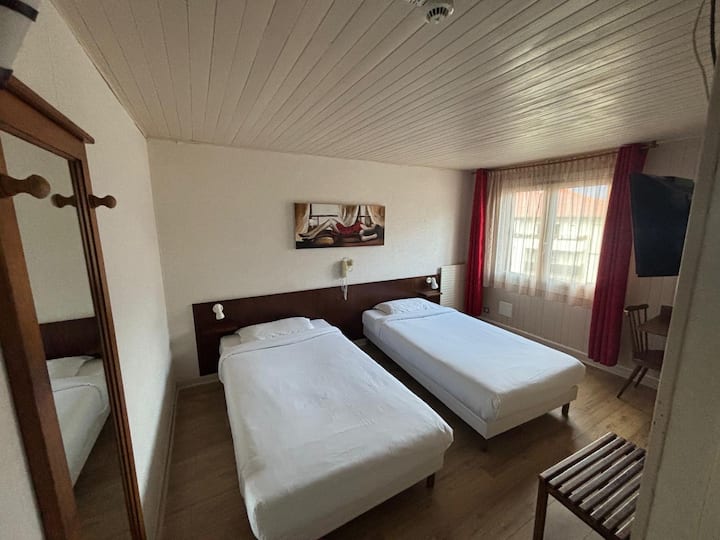 Chambre 2 Lits Simple, Hôtel - Hauteluce - Les Saisies