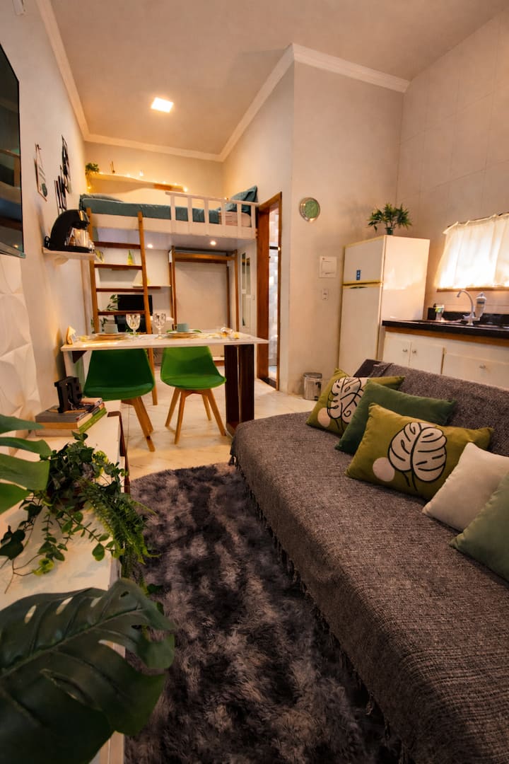 Loft Completo (5) • Ar Cond. • Cozinha • Camaru - Uberlândia