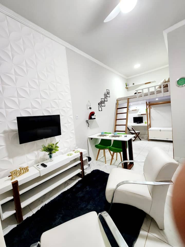Loft Acolhedor (5)/ Ar Condicionado - Uberlândia