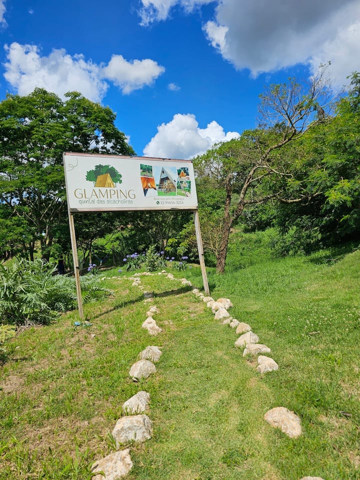 Cabanas Na Natureza Com Banheiro Compartilhado -