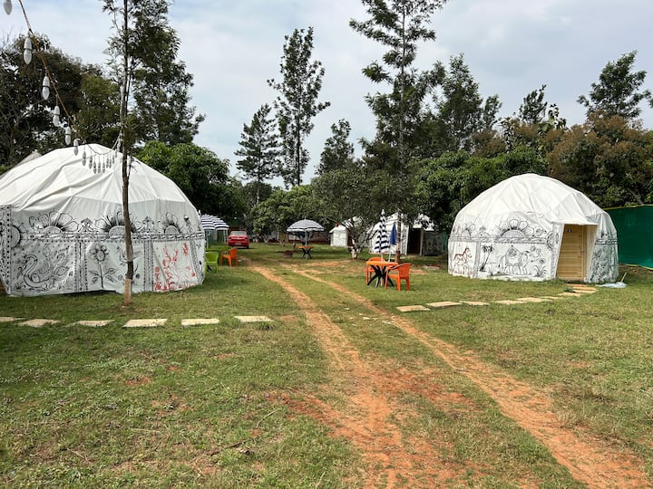 Dome Stay Nature Retreat ( 4 Sharing Bed) - Nelamangala Town