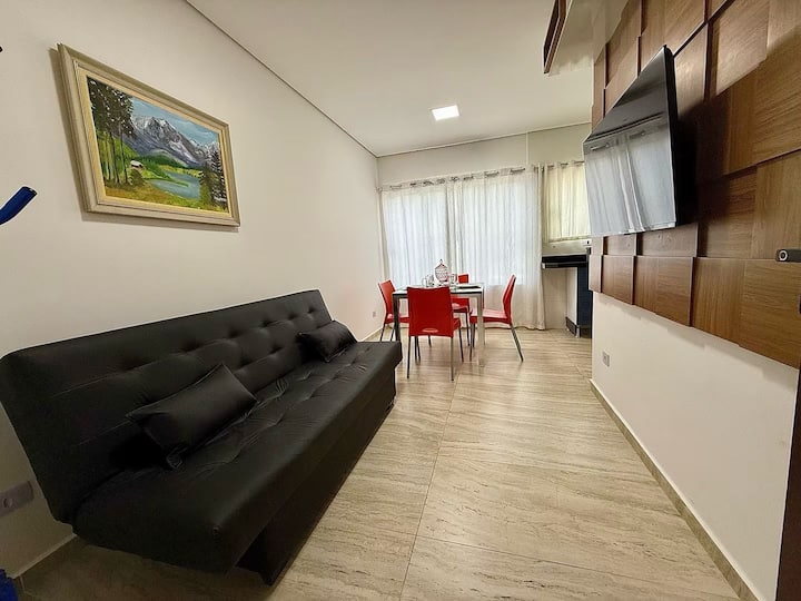 All New-fully Equipped W/ac. Near Beach 4 Min(car) - Peruíbe
