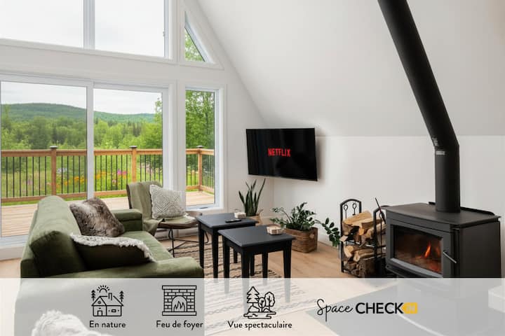 Le Nordö | Spa&bbq | Ac | Int. & Ext. Fireplace - Sainte-Agathe-des-Monts