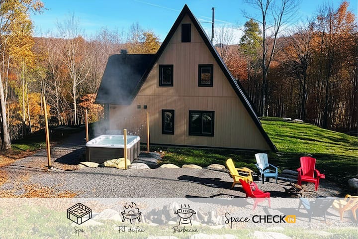 Le Nordö | Spa&bbq | Ac | Int. & Ext. Fireplace - Laurentides