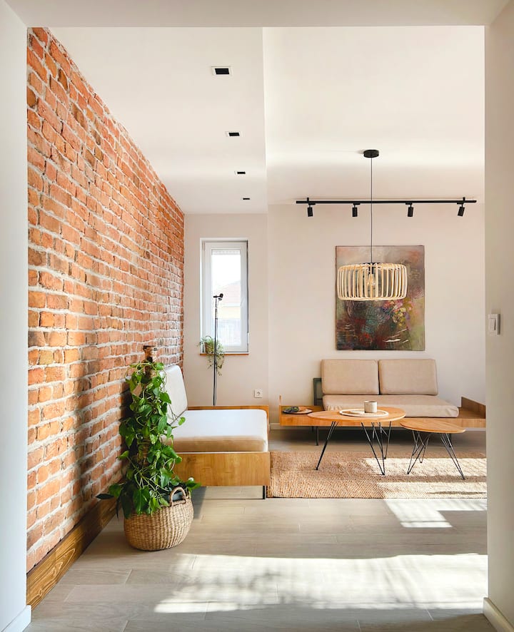 New Bright Flat In Central Skopje + Free Parking - Skopje