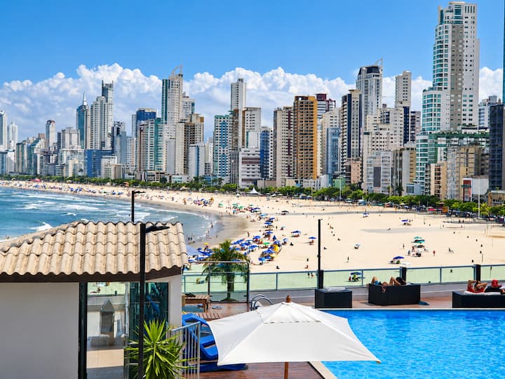 Loft Facing The Sea, Full View, Pool, Garage - Balneário Camboriú