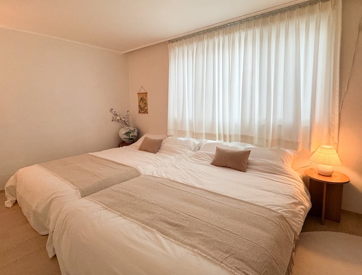 <11월특가> 5인숙소/투룸/정수기구비/석촌역7분/주차가능/롯데월드/수서역 - 상대원2동