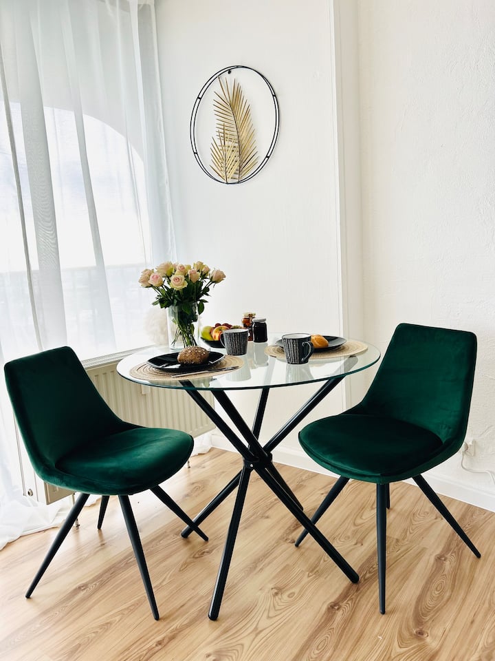 Zentrum-apartment Im 25.og-view/netflix/60-zoll Tv - Augsbourg