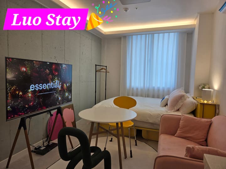 6#동성로 루오스테이*무료주차* #동성로#경대병원역#반월당#교동#도심이내려다보이는~ - Daegu