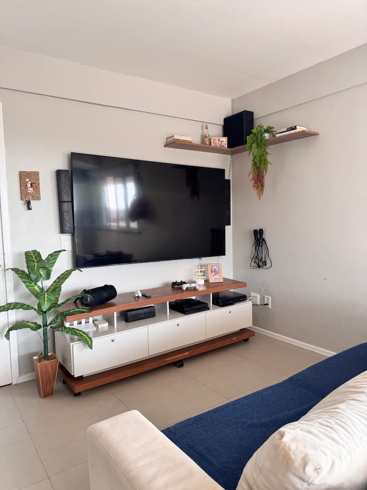 Apto Completo Beachpark: Varanda, Lazer, 3 Quartos - Fortaleza
