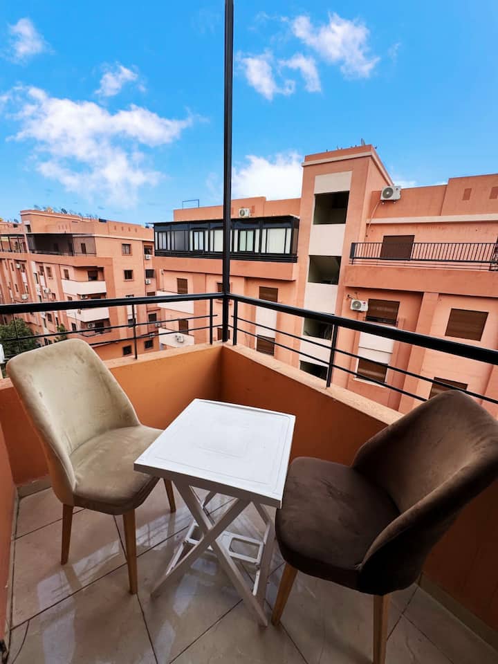Magnifique T3 Luxueux Avec Wi-fi Gueliz, Marrakech - Marrakech