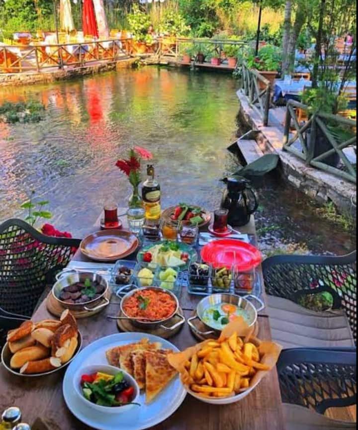 The Apartment Is Located Close To Azmak River - Akyaka