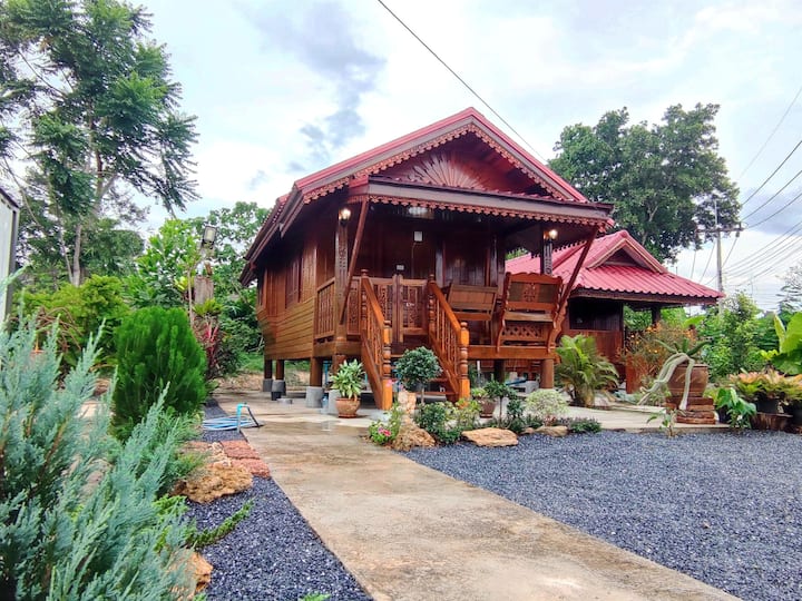 Wooden Thai House With Air Con - Thailand