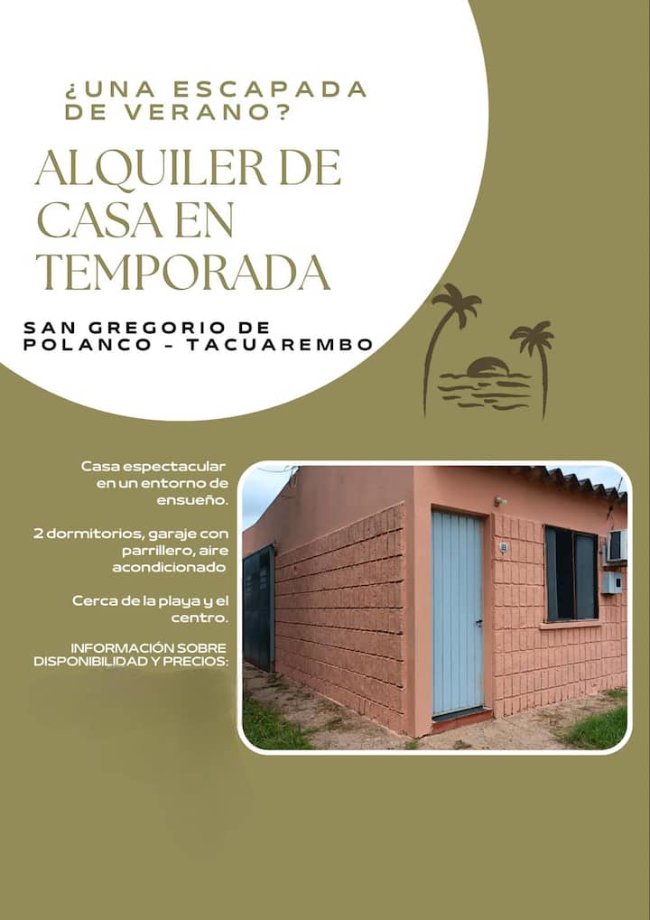 Se Alquila Casa En Temporada - Durazno Department