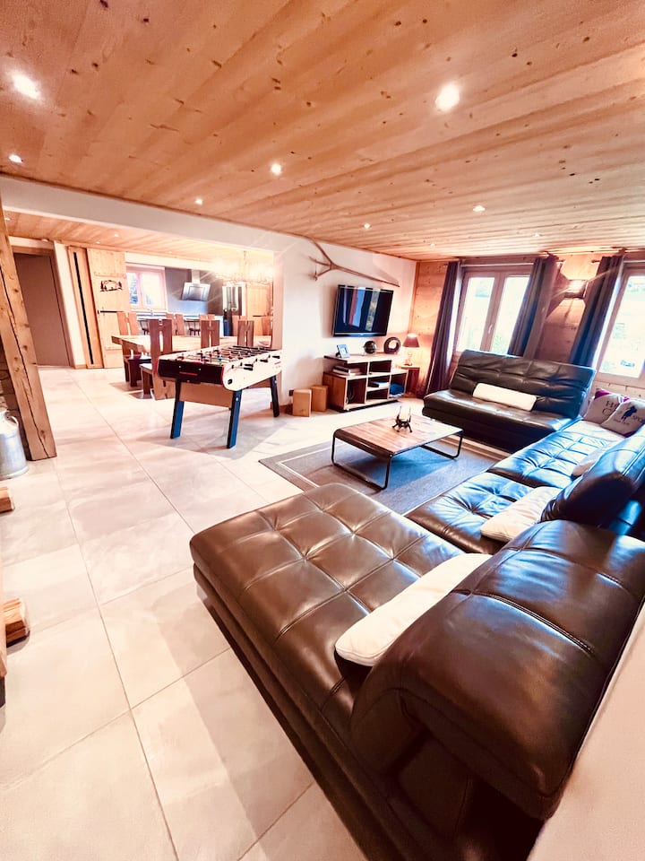 Chalet Avec Sauna, Pied Des Pistes, 7 Personnes - Sallanches