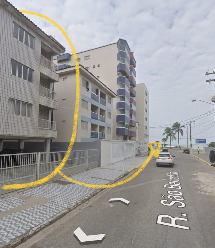 Caiçara 50m Na Praia Wifi Venha Curtir Ou Descansa - Praia Grande