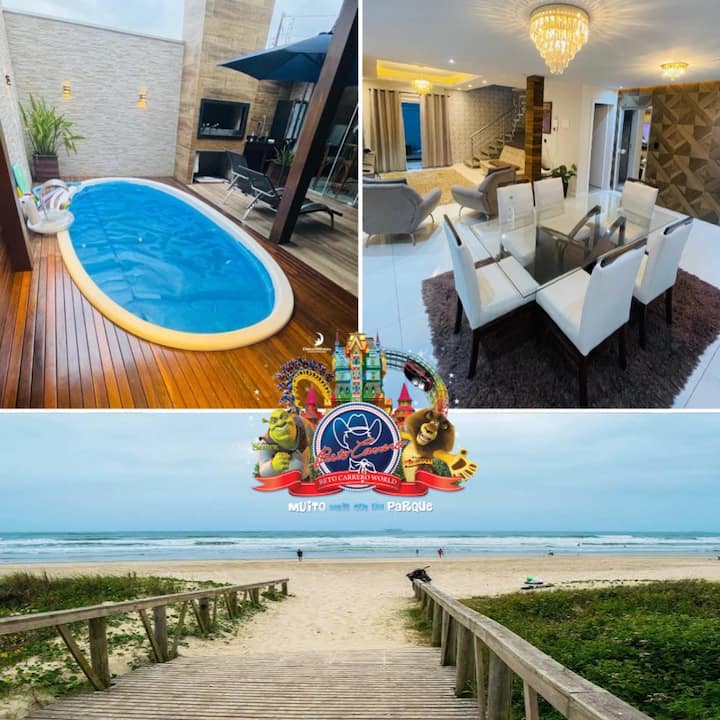 Linda Casa Com Piscina Prox. Praia E Beto Carrero - Navegantes
