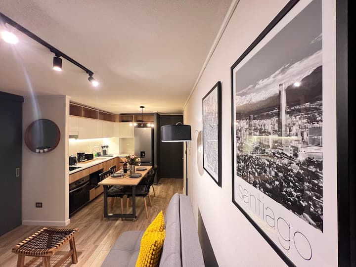 Elegante, Acogedor, Hermosa Vista Y Aire Ac 8 - Santiago