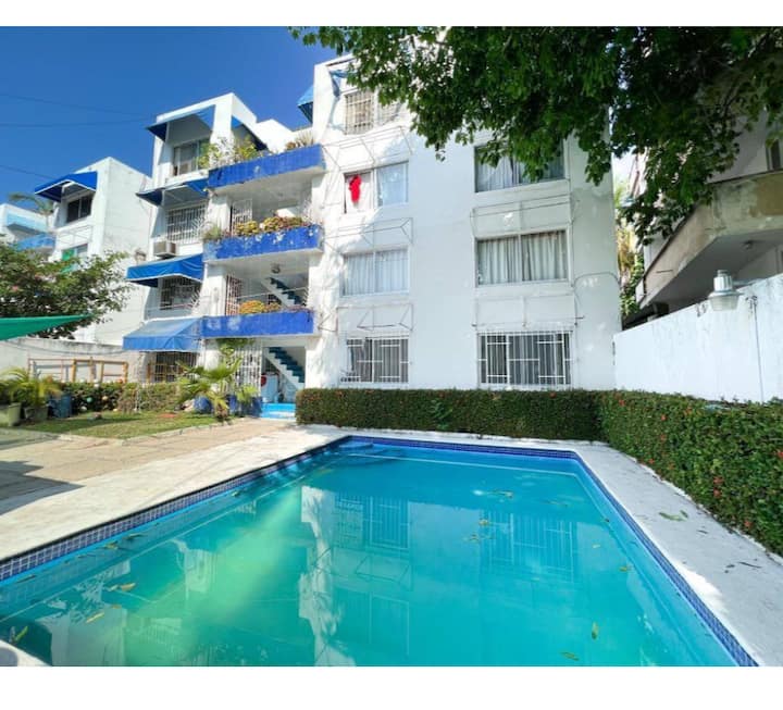 Depto Cerca Del Mar Con Alberca Zona Costera - Acapulco