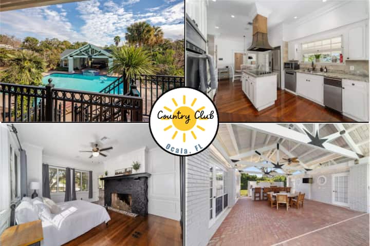 Grand 1920s Estate With Pool, Spa, & Gym - Ocala, FL