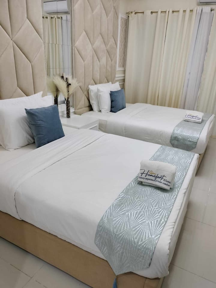 Homefort Twin Bed Suite - Red Residences Unit 2202 - Makati