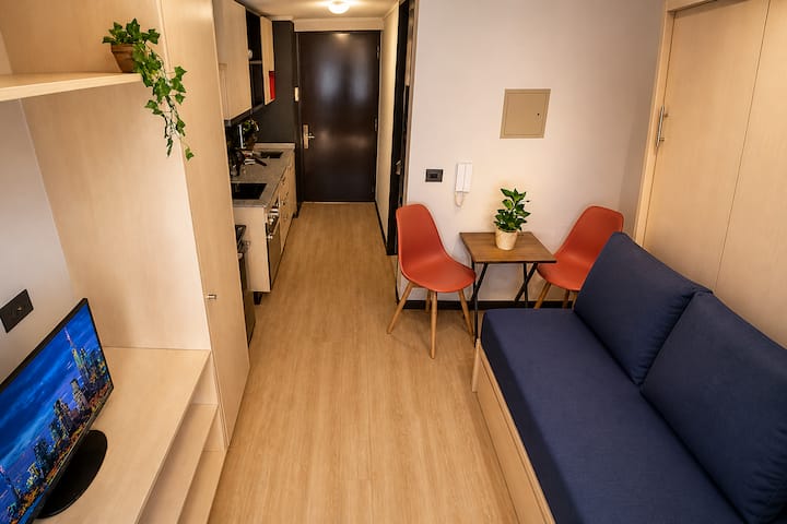 2. Milan Studio, Estac Segun Dip.| Metro |Movistar - Santiago, Chile