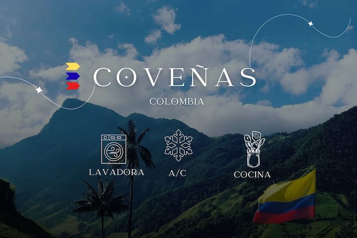 Cozy Apt+parking+wifi+laundry+kitchen+ac@coveñas - Covenas