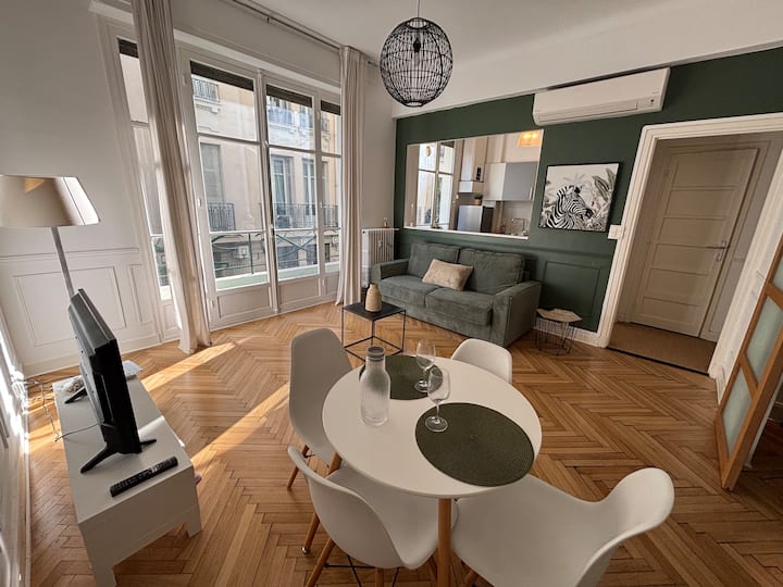 New : Bel Appart Lumineux - Proche Plage  A/c - ibis budget Nice Californie Lenval